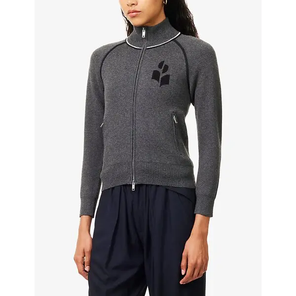 Isabel Marant Étoile Lanya" Zip-up Knit Cardigan