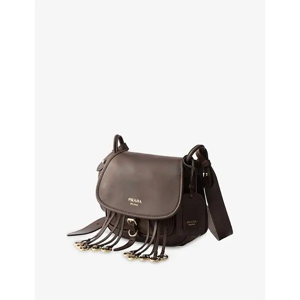 Prada Corsaire Aged Leather Mini Shoulder Bag