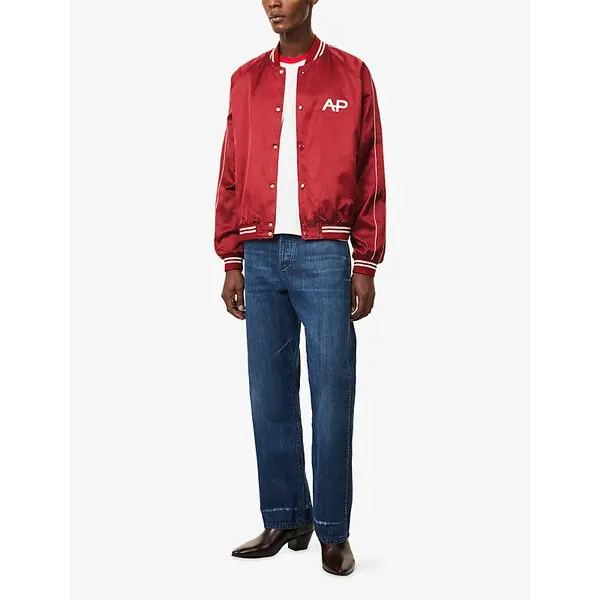 AUSTIN POST Satin Bomber Jacket