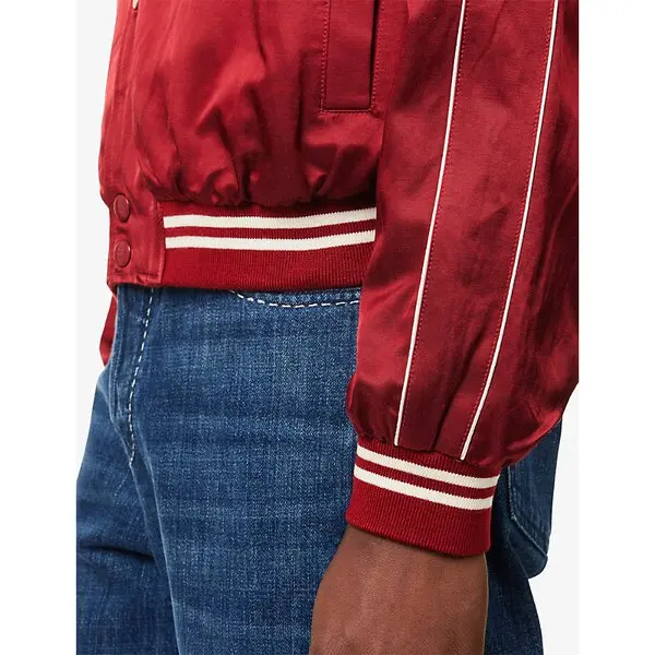 AUSTIN POST Satin Bomber Jacket