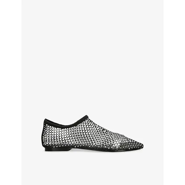 Steve Madden Mino Mesh Embellished Flats