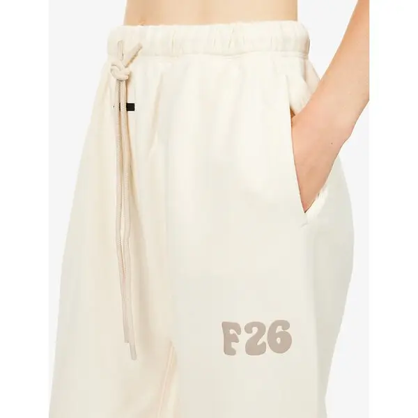 Fear Of God Cotton Fleece Jogging Bottoms - Washed Ivory