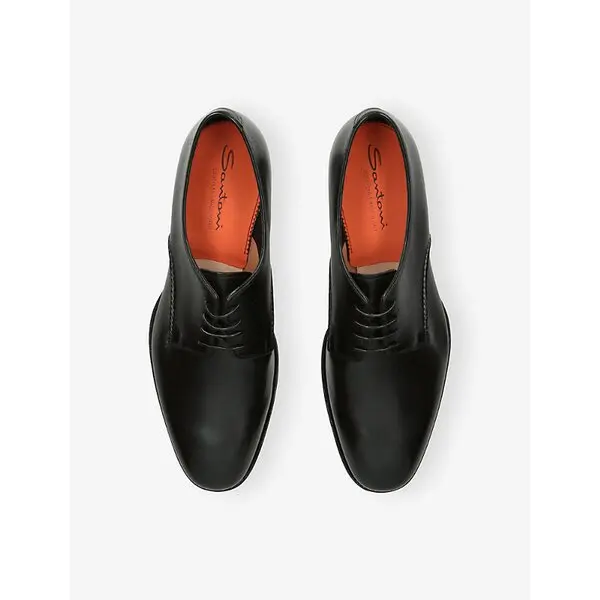 Santoni Adrian Leather Derby Shoes
