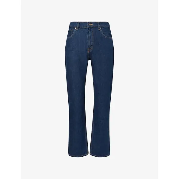 7 For All Mankind Modern Straight-leg Cotton Denim Jeans