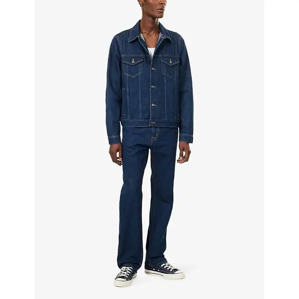 7 For All Mankind Modern Straight-leg Cotton Denim Jeans