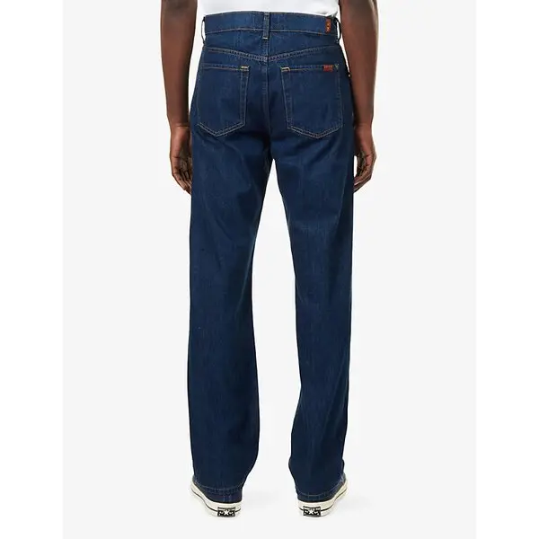 7 For All Mankind Modern Straight-leg Cotton Denim Jeans
