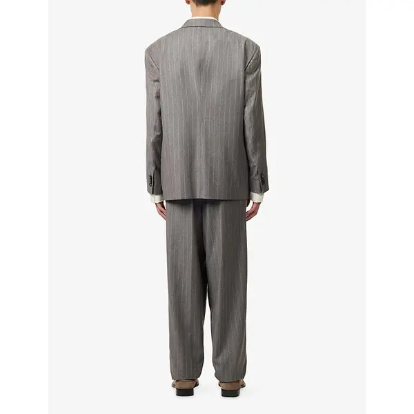 Giorgio Armani Pinstripe Double-breasted Wool Suit