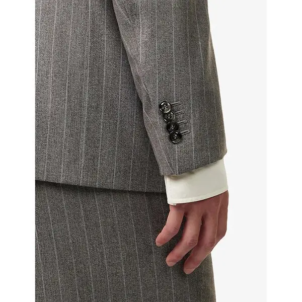 Giorgio Armani Pinstripe Double-breasted Wool Suit