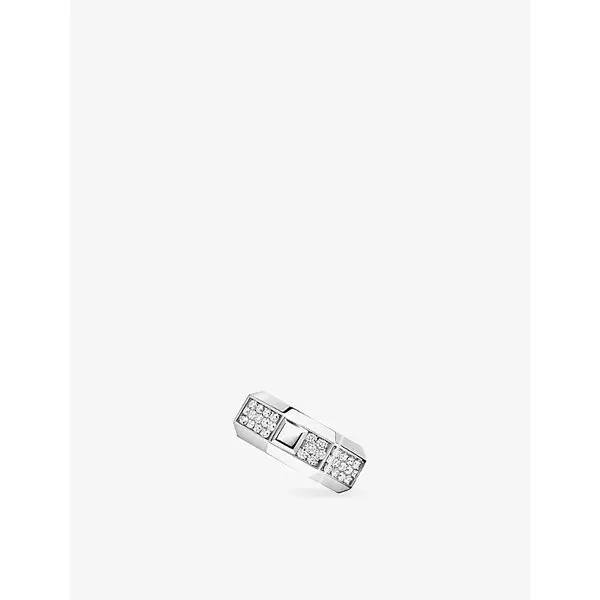 Messika Moderniste Medium 18ct Gold And 0.25ct Diamond Ear Clip - White