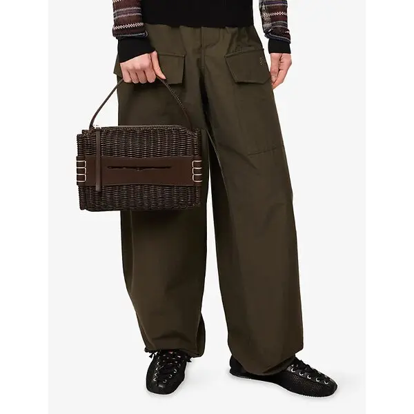 JW Anderson Woven Leather Handbag
