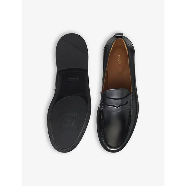 Hugo Pull-tab Leather Loafers