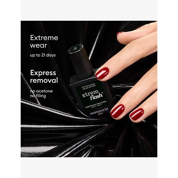 MANUCURIST Green Flash™ Xtrem Flash™ Gel Top Coat 15ml