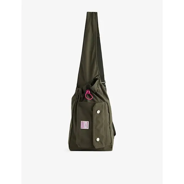DAMSON MADDER Woven Cross-body Bag - Green