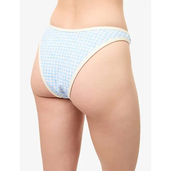Monday Swimwear Somerset Checked Bikini Bottoms