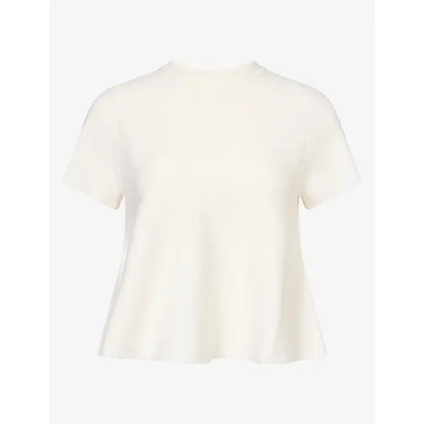 ME+EM Short Sleeve Swing Merino Wool Knit Top
