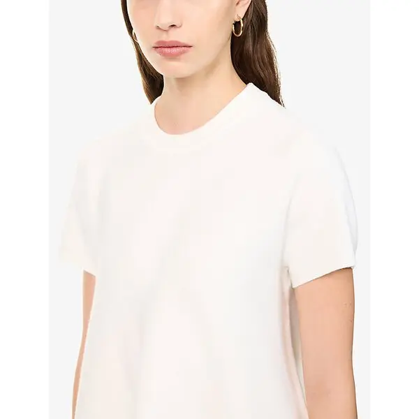 ME+EM Short Sleeve Swing Merino Wool Knit Top