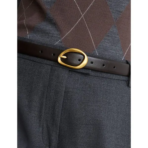 REISS Sammy Leather Belt