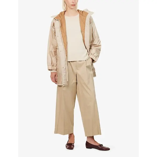Max Mara Hooded Reversible Quilted Coat