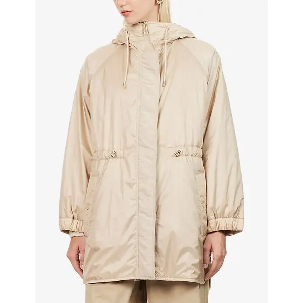 Max Mara Hooded Reversible Quilted Coat