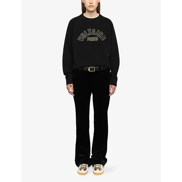 Zadig&Voltaire Embroidered Cotton Sweatshirt