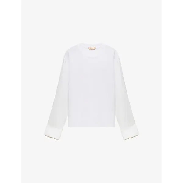 Marni Shirt-sleeve Cotton T-shirt