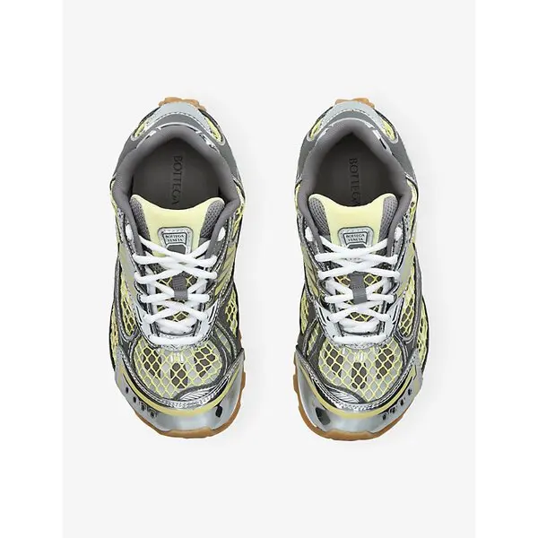 Bottega Veneta Orbit Metallic Woven Trainers