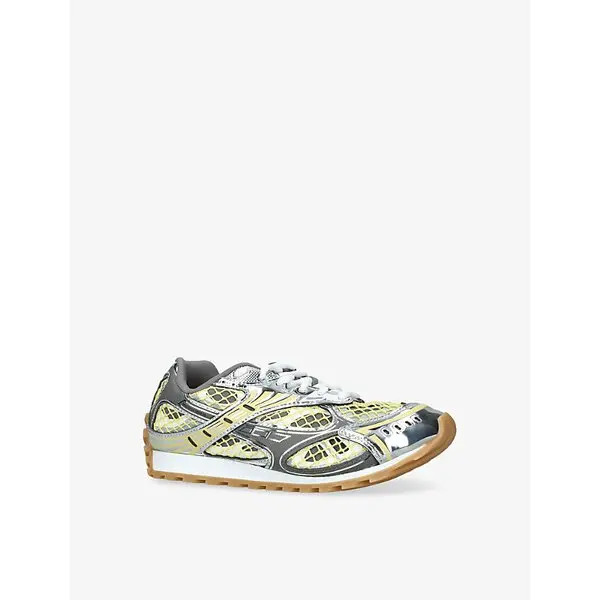Bottega Veneta Orbit Metallic Woven Trainers