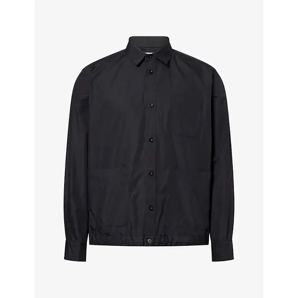 Sacai Patch-pocket Cotton-blend Shirt