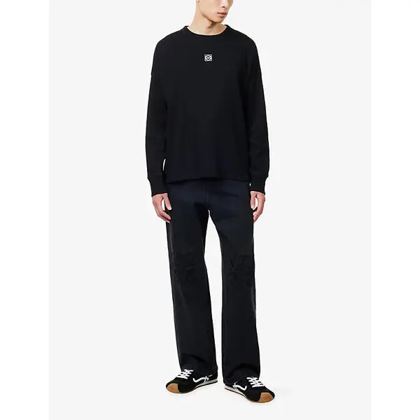Loewe Anagram-embroidered Cotton T-shirt