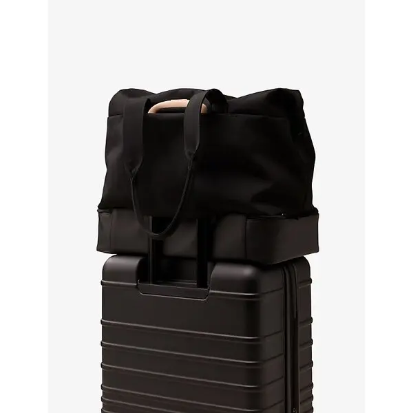 BEIS The Weekender Leather-trim Travel Bag