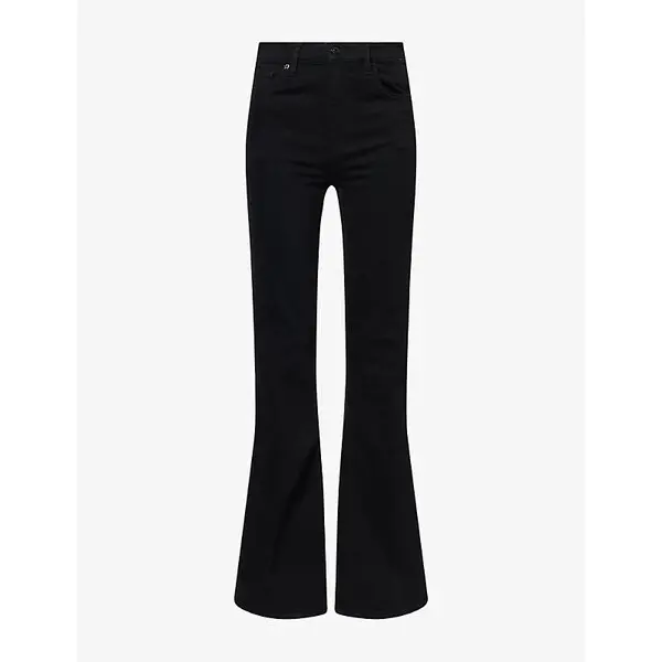 FRAME The Flare High-rise Stretch-denim Jeans