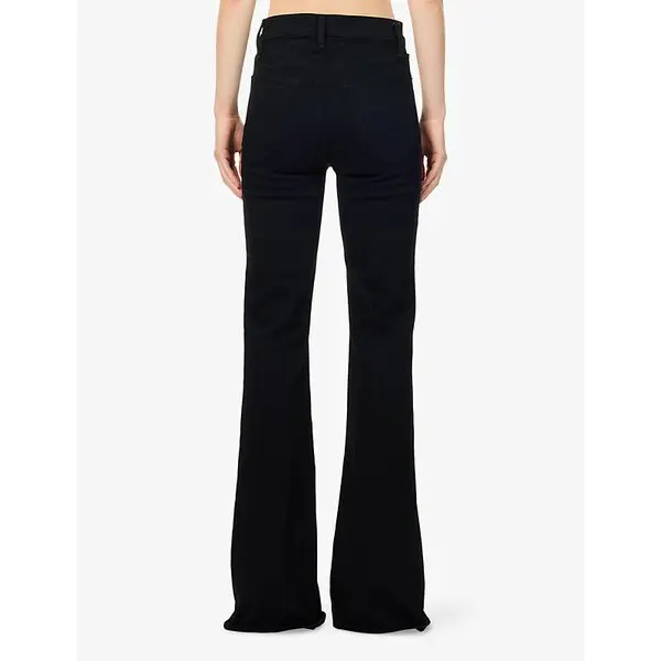 FRAME The Flare High-rise Stretch-denim Jeans