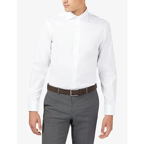 Boggi Milano Suede Buckle Belt