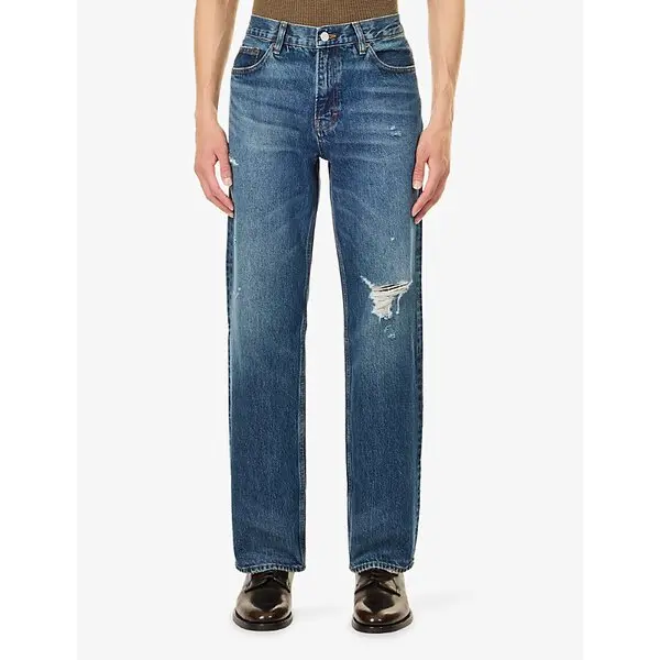 FRAME Relaxed Straight-leg Denim Jeans