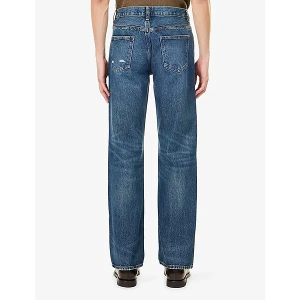 FRAME Relaxed Straight-leg Denim Jeans
