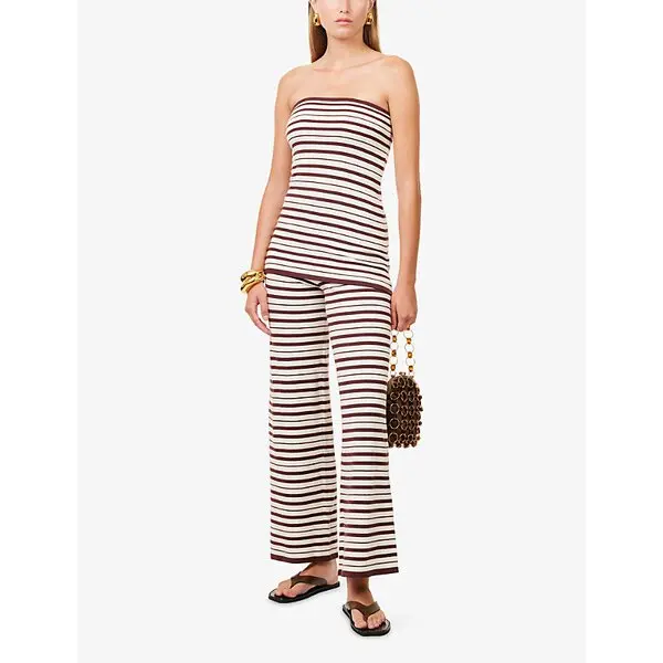 4TH & RECKLESS Thalia Striped Knit Trouser