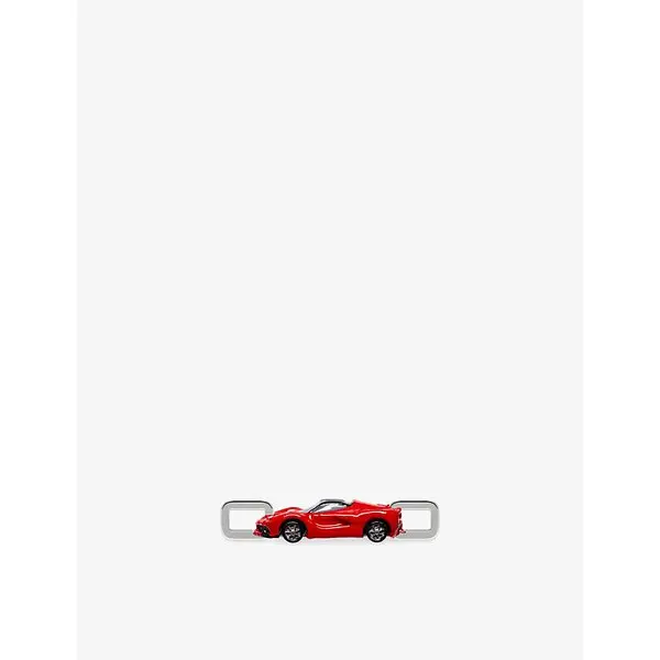 POUBEL Sports Car Sterling-silver And Enamel Charm - Red