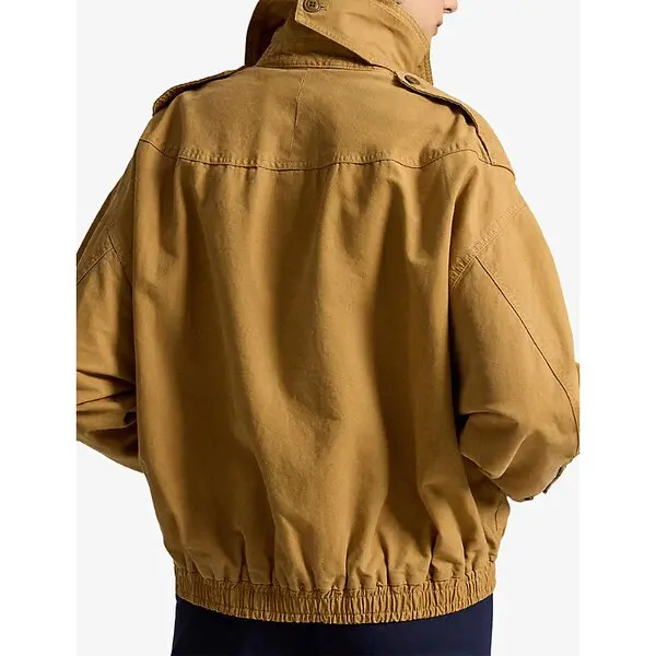 Polo Ralph Lauren High-neck Relaxed-fit Cotton-canvas Jacket