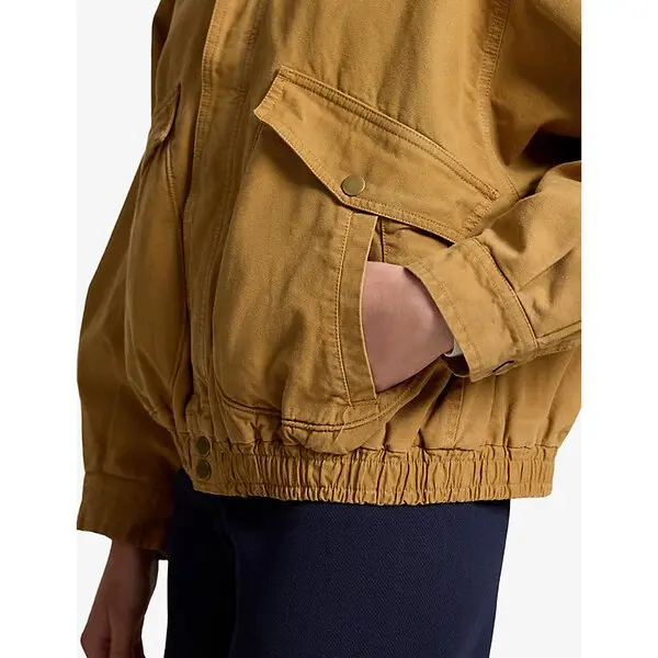 Polo Ralph Lauren High-neck Relaxed-fit Cotton-canvas Jacket