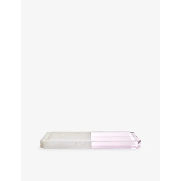 REFLECTIONS COPENHAGEN Mad Small Crystal And Onyx Tray