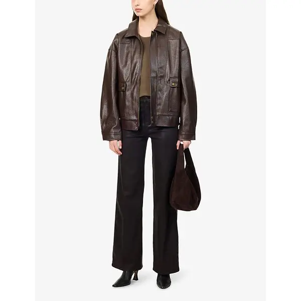 Paige Ashland Faux Leather Jacket