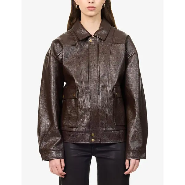 Paige Ashland Faux Leather Jacket