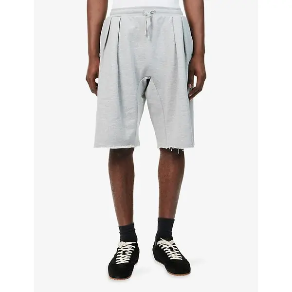 SEVENTH Raw-hem Cotton Shorts