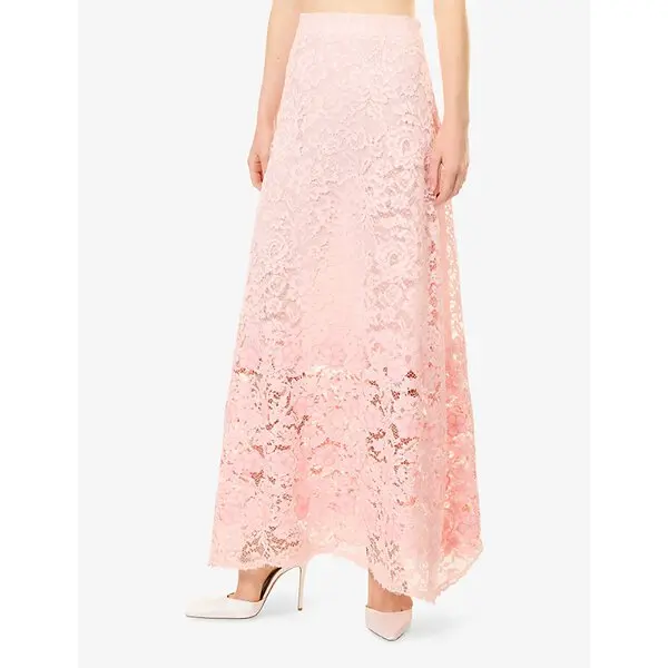 Mona Alshebil Lace Maxi Skirt