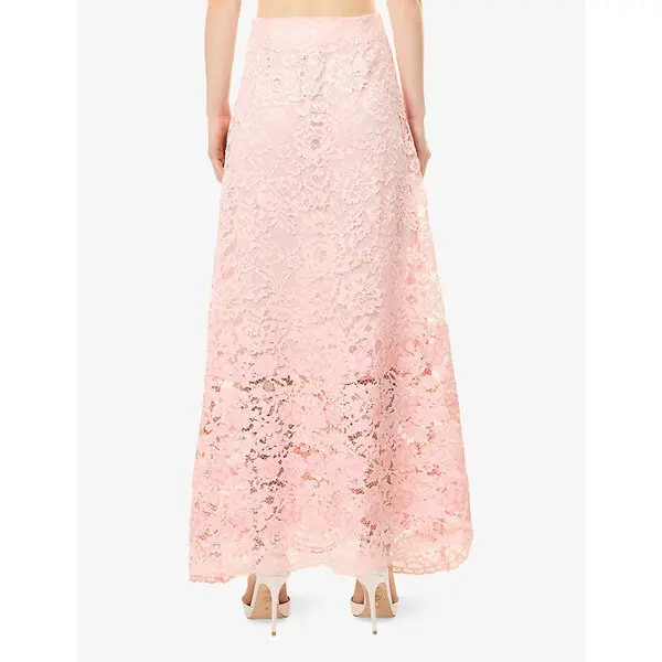 Mona Alshebil Lace Maxi Skirt