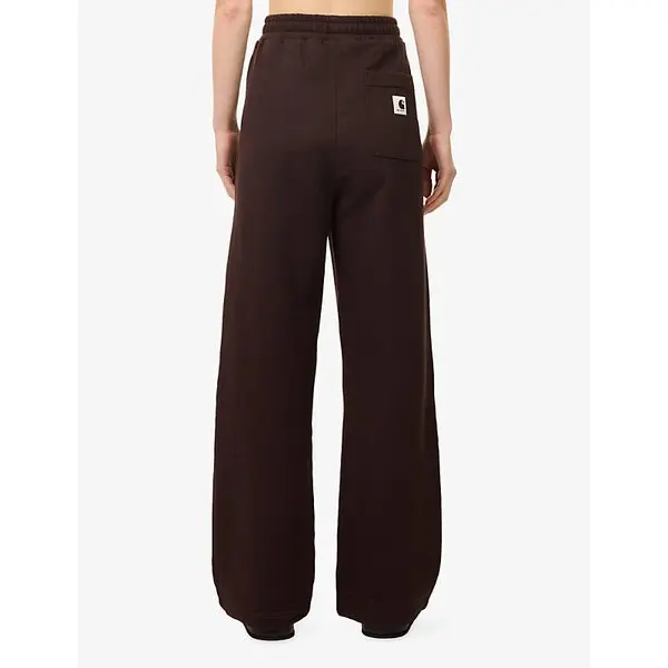 Carhartt Work In Progress Cassie Logo Patch Cotton Jogging Bottoms