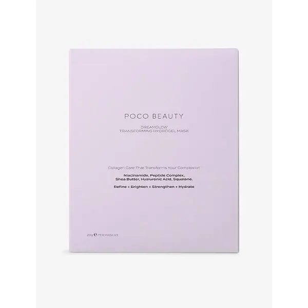 POCO BEAUTY Dreamglow Transforming Hydrogel Mask Pack Of Three