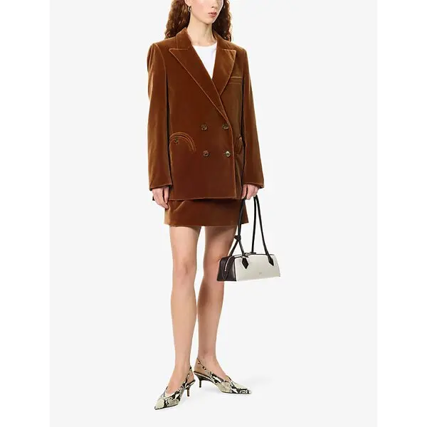 BLAZÉ MILANO Double-breasted Peak Lapel Blazer