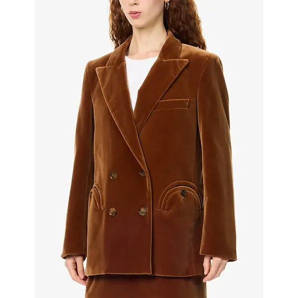 BLAZÉ MILANO Double-breasted Peak Lapel Blazer