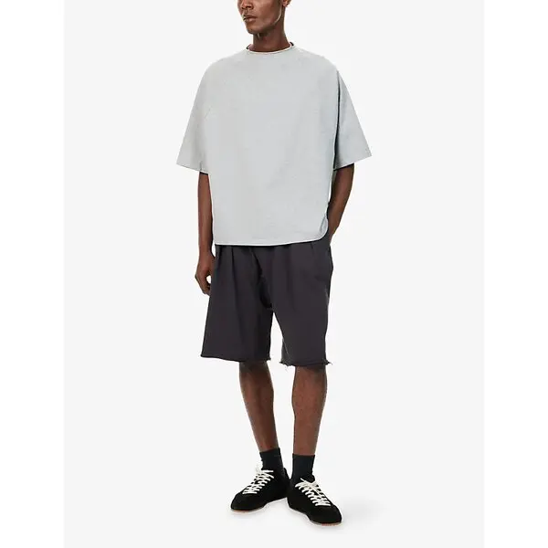 SEVENTH V3 Raw-hem Cotton Shorts